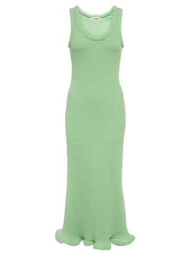 JIL SANDER Jersey Midi Dress - Green