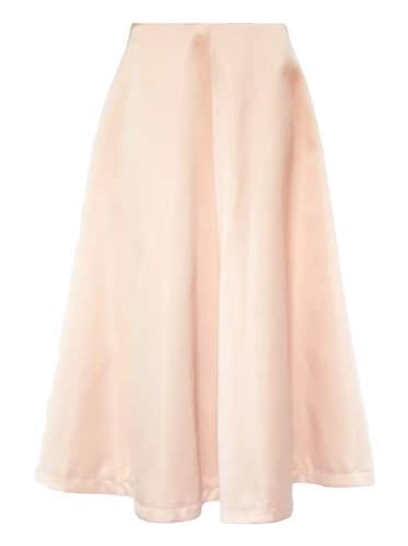 Altuzarra Varda Satin Midi Skirt - Nude