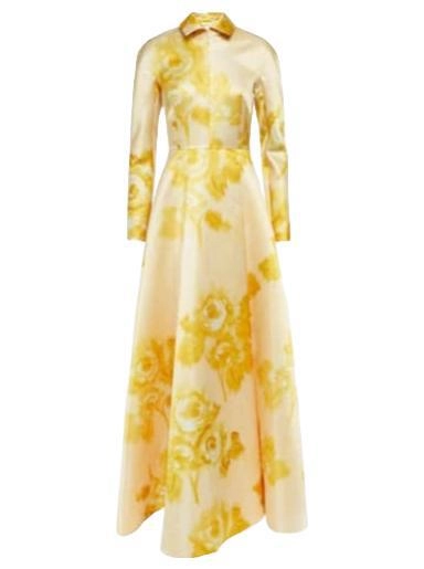 EMILIA WICKSTEAD Rue Floral Maxi Gown - Nude