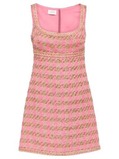 Giambattista Valli Sleeveless Tweed Mini Dress - Pink