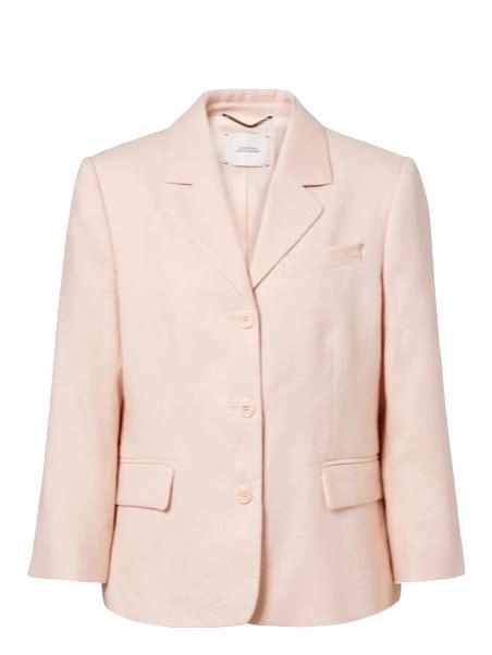 Dorothee Schumacher Linen And Cotton Blazer - Nude
