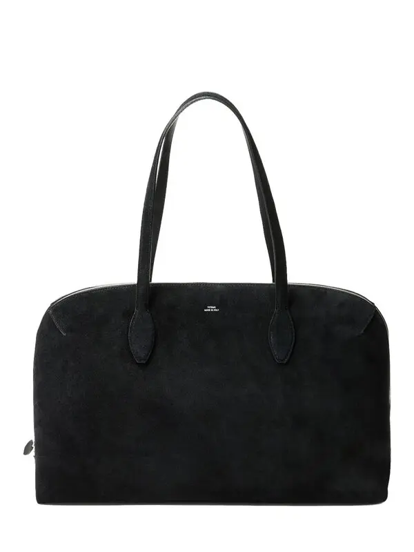 TOTEME Suede Tote Bag - Black