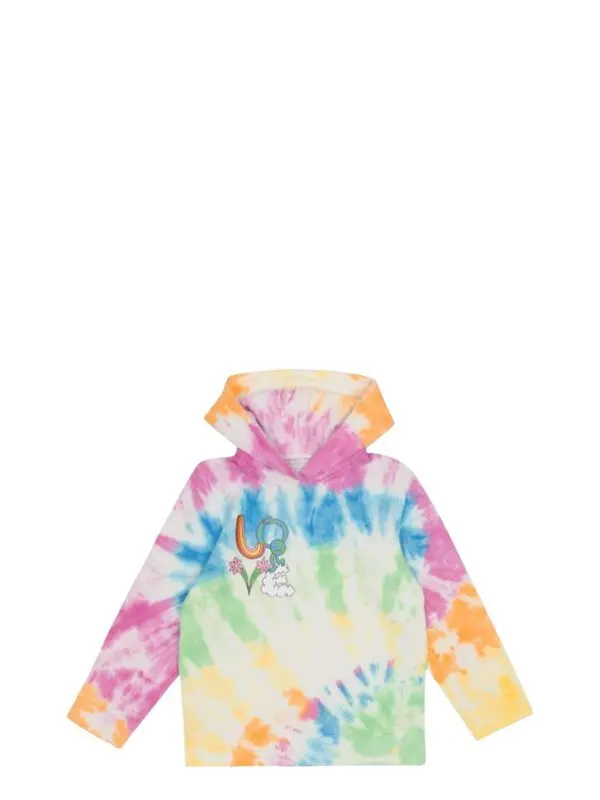 Stella McCartney Tie-dye Hoodie With Graphic Print - Multicolor