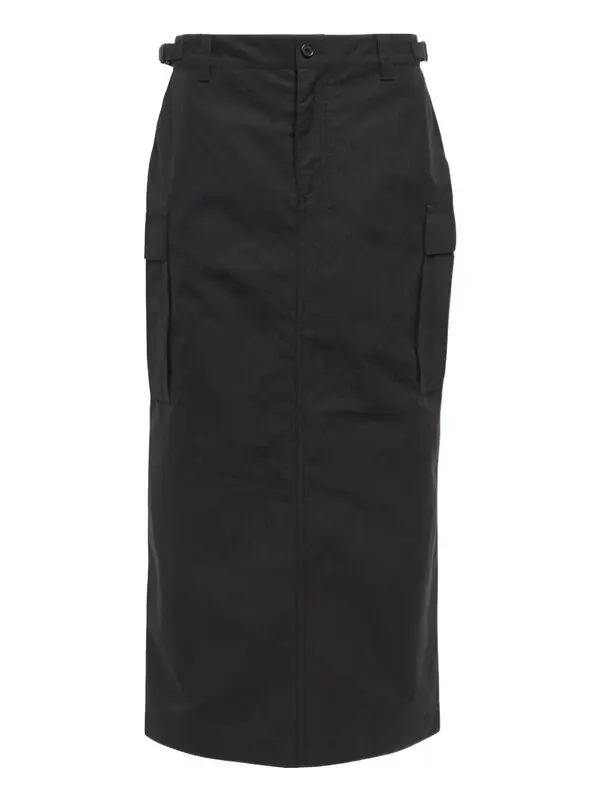 Wardrobe.NYC Belt Loop Work Skirt - Black