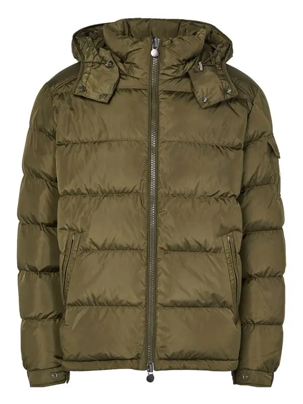 Moncler Maya Hooded Down Jacket - Green