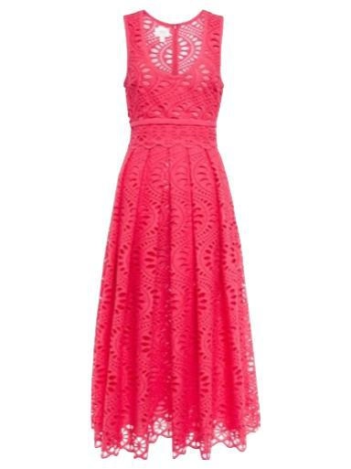Giambattista Valli Midi Dress - Red