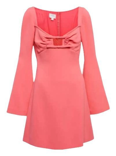 Giambattista Valli Bell Sleeve Cutout Minidress - Pink