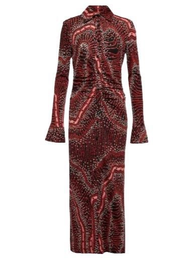 Altuzarra Claudia Printed Shirt Dress - Brown