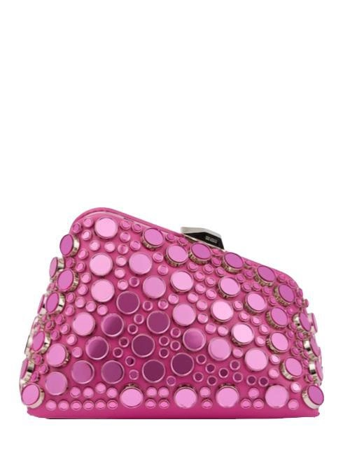 Attico Midnight Studded Leather Clutch - Pink