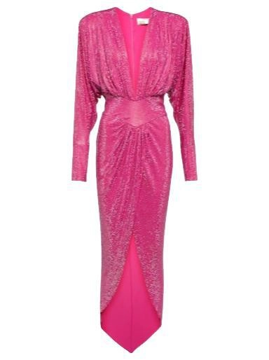 Alexandre Vauthier Embellished Maxi Dress - Pink