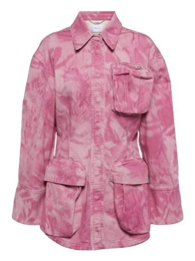 Blumarine Denim Work Jacket - Pink