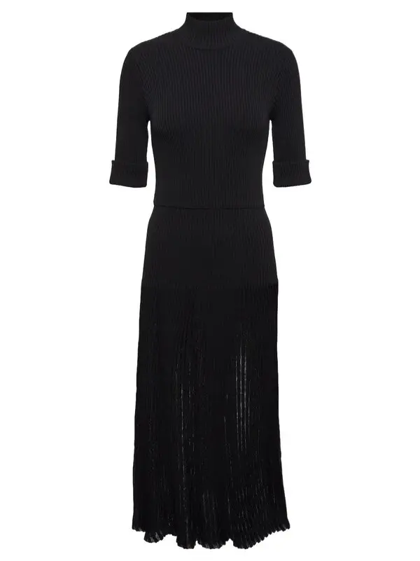 Dorothee Schumacher High-neck Midi Dress - Black