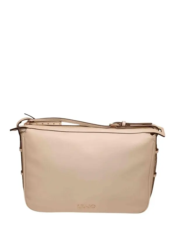 Liu Jo Logo Detail Crossbody Bag - Nude