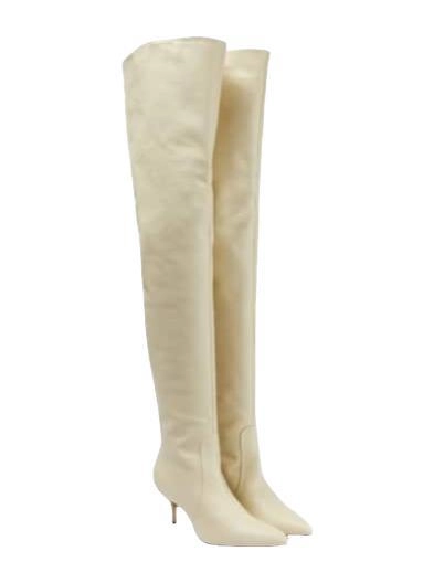 Magda Butrym Leather Over-the-knee Boots - Nude