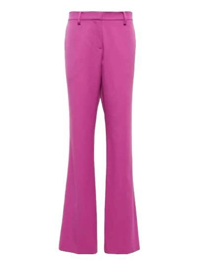 Magda Butrym Low-rise Straight Wool Pants - Pink