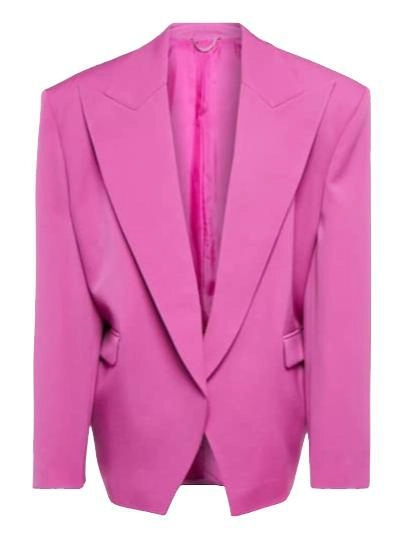 Magda Butrym Oversized Wool Blazer - Pink
