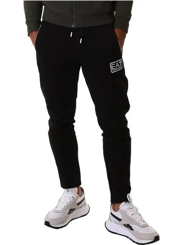 Emporio Armani Logo Logo Sweatpants - Black
