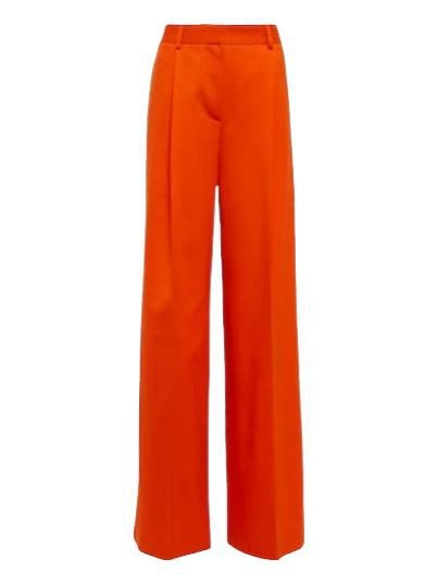 Altuzarra High-rise Wool Wide-leg Pants - Red
