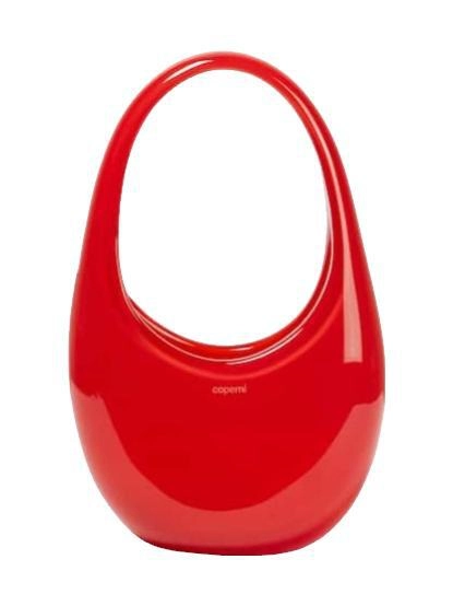 Coperni Swipe Mini Glass Tote Bag - Red