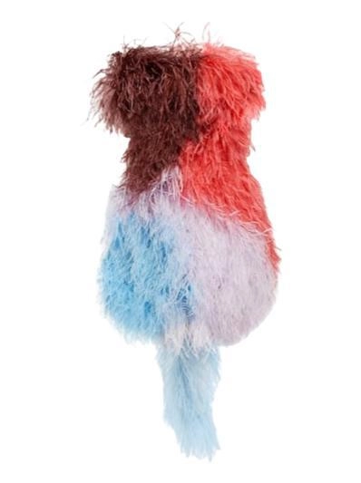 Attico Keri Feather Embellished Minidress - Multicolor