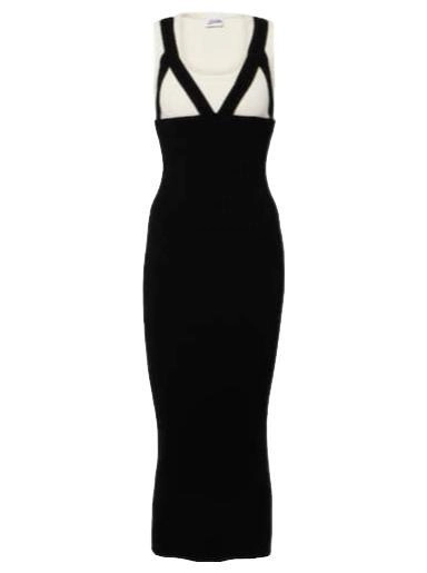 JEAN PAUL GAULTIER Sleeveless Midi Dress - Black