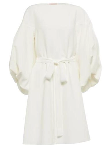 ROKSANDA Bridal Puff-shoulder Crêpe Mini Dress - White