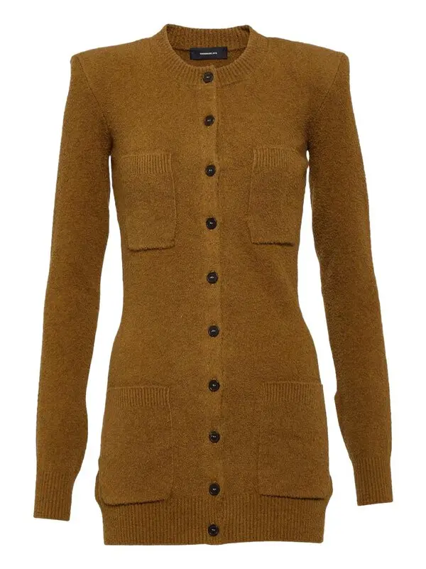 Wardrobe.NYC Button-front Cardigan - Brown