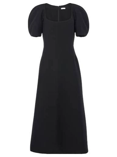 Gabriela Hearst Niahm Wool And Silk Maxi Dress - Black