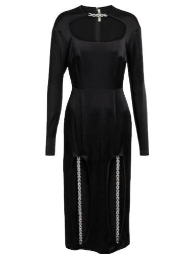 CHRISTOPHER KANE Cutout Embellished Midi Dress - Black