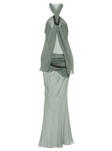 Christopher Esber Sleeveless Embellished Maxi Dress - Gray