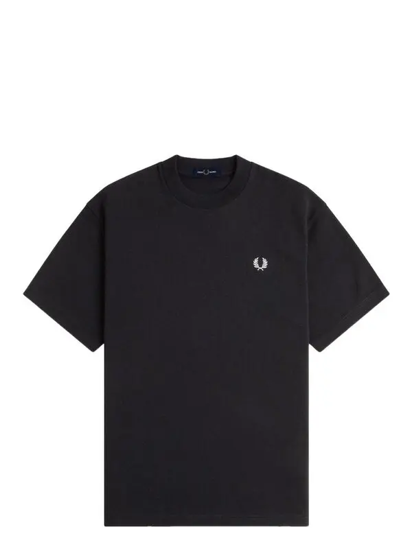 Fred Perry Small-logo Cotton T-shirt - Black