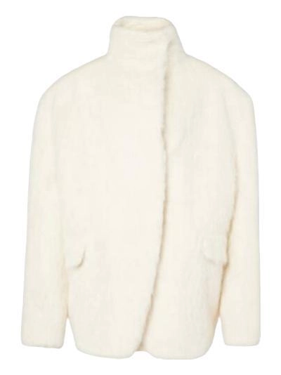 Magda Butrym Alpaca-blend Jacket - White