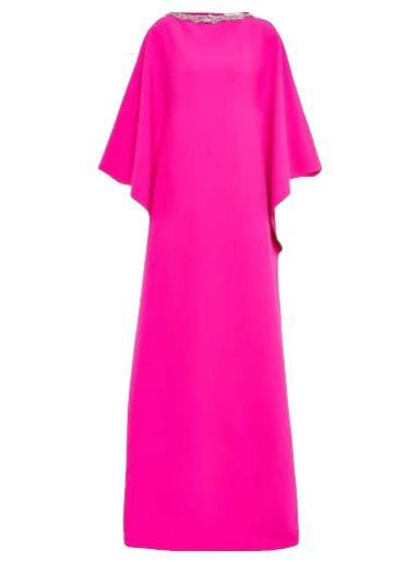 SAFIYAA LONDON Arama Embellished Crepe Gown - Pink