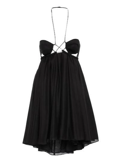 NENSI DOJAKA Cutout Mini Dress - Black