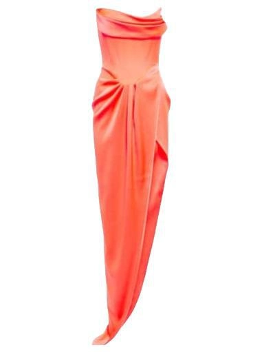 Alex Perry Harland Satin Crêpe Gown - Pink