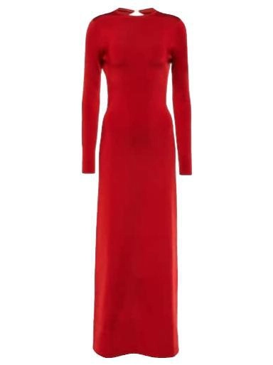 Galvan Long-sleeved Gown - Red