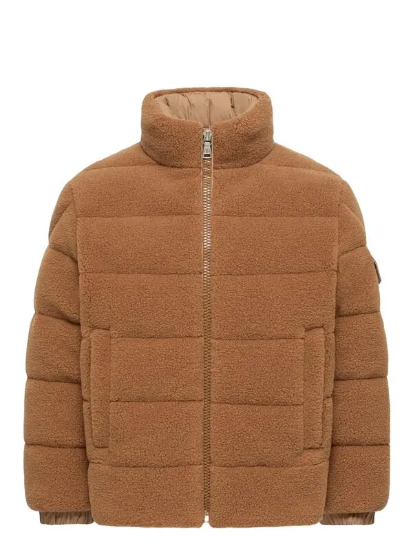 Moncler Teddy Short Down Jacket - Camel
