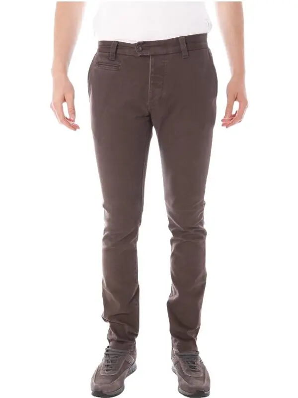 Emporio Armani Cotton Chinos - Brown