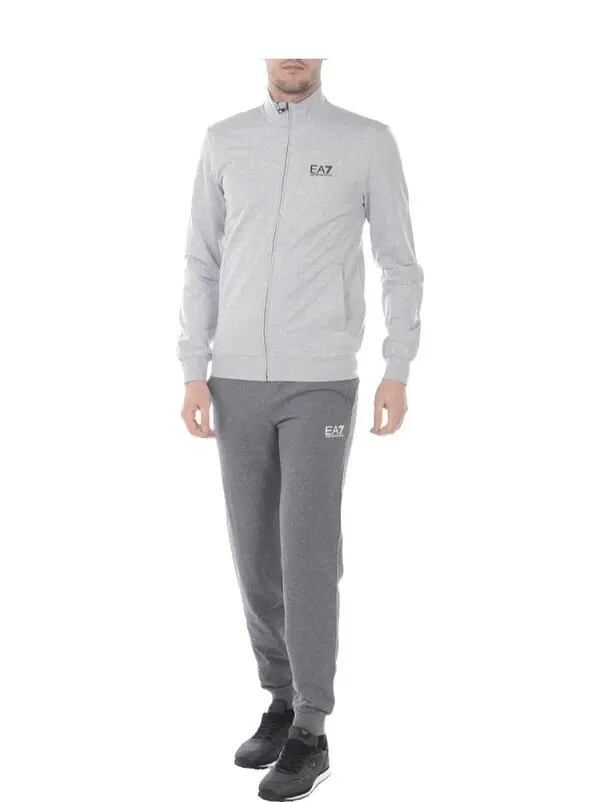 EA7 Zippered Tracksuit - Gray