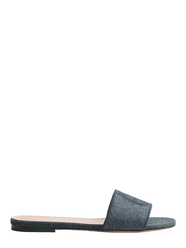 Dior Médaillon Slide Sandals - Black