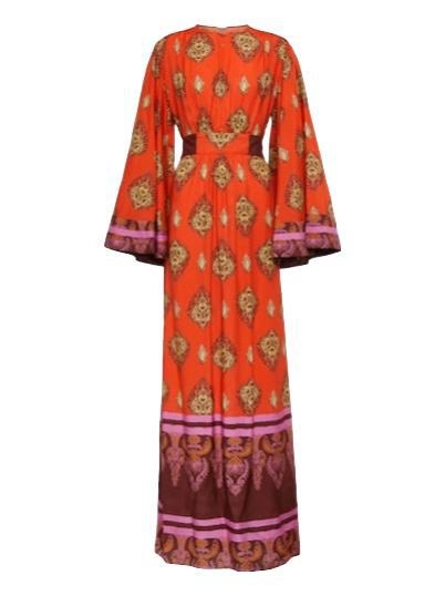 Johanna Ortiz Printed Kaftan - Red