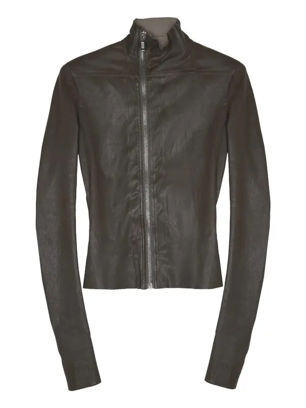 Rick Owens High-neck Zip-up Casual Jacket - Black