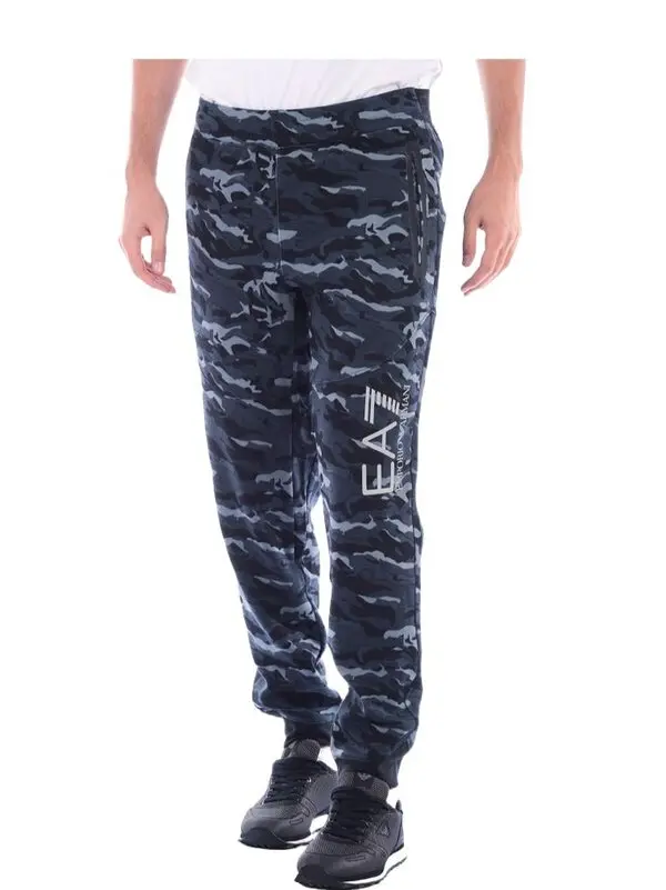 EA7 Logo Sweatpants - Black