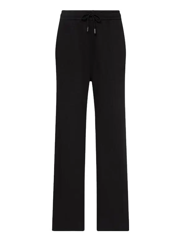 Calvin Klein Drawstring Wide-leg Track Pants - Black