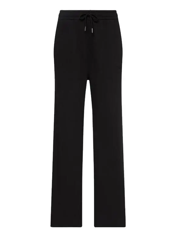 Calvin Klein Drawstring Wide-leg Track Pants - Black