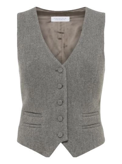 Gabriela Hearst Wool And Cashmere Vest - Gray