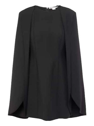 Stella McCartney Caped Minidress - Black