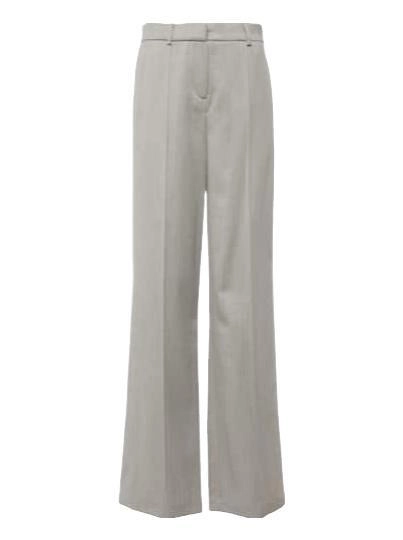 Magda Butrym Mid-rise Wool Straight-leg Trousers - Gray