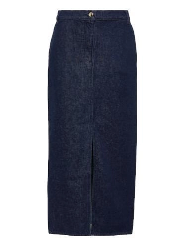 Magda Butrym Low-rise Denim Maxi Skirt - Black
