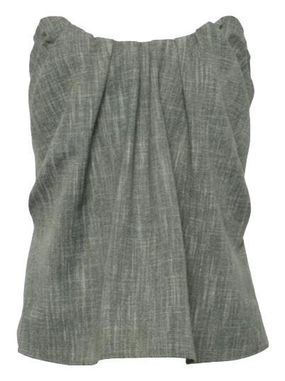 Co Pleated Blouse Sleeveless - Gray
